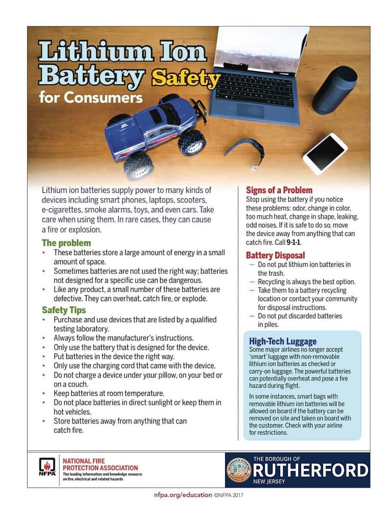 Prevention - Rutherford Fire Department Engine Co. #2